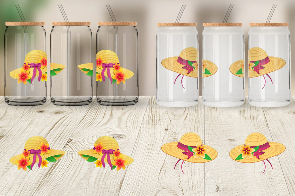 Glass Can Straw Hat - So Fontsy