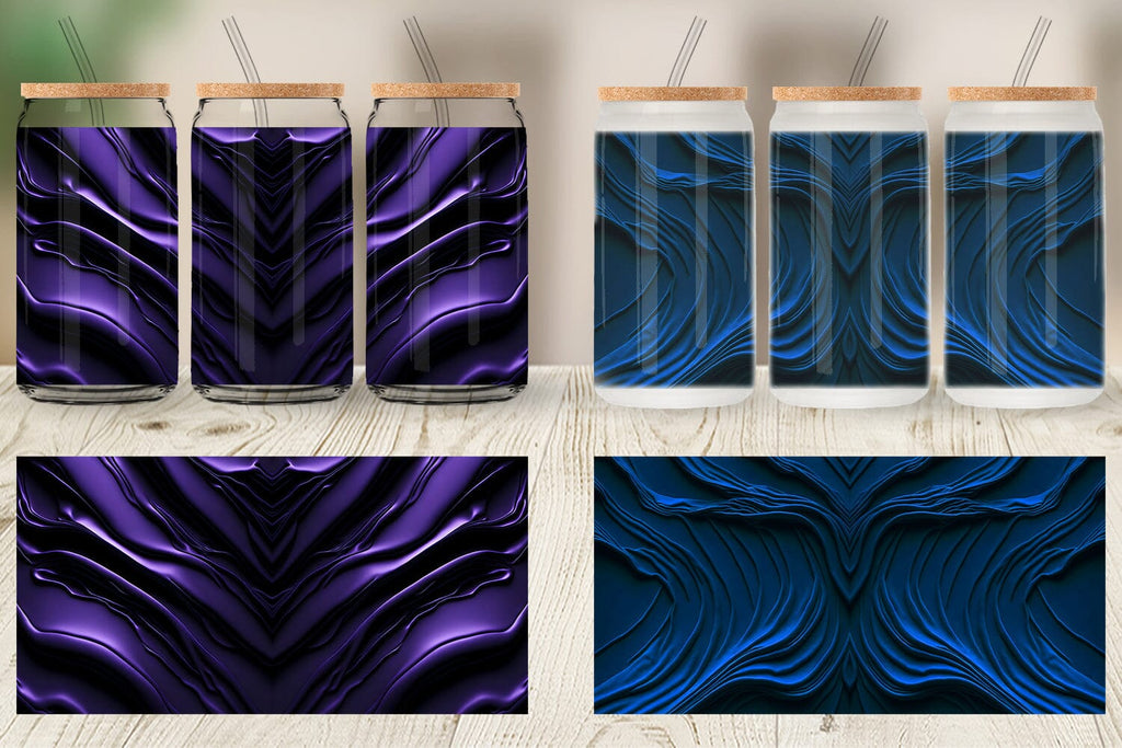 Glass Can Wrap Whipped Texture - So Fontsy