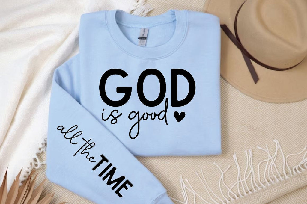 God is good Sleeve Svg Design, Christian SVG Design - So Fontsy