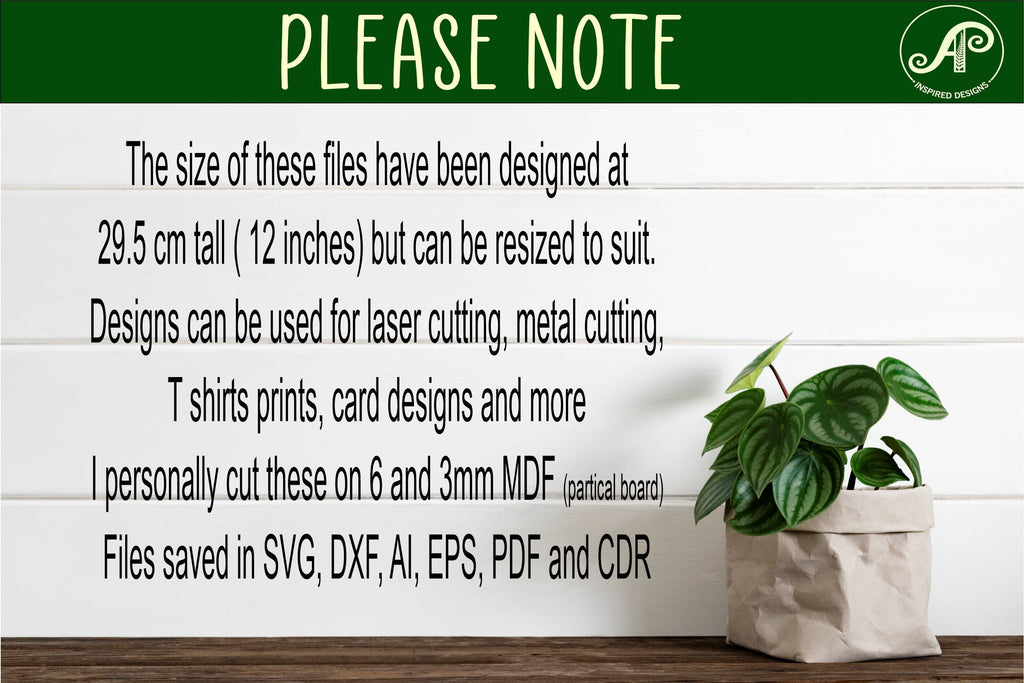 Gone Surfing wall art sign, laser cut design - So Fontsy