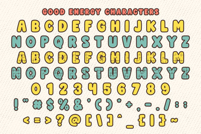 Good Energy - Playful Bubble Font - So Fontsy