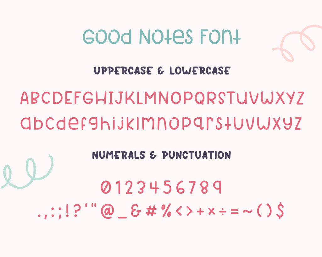 Good Note - Cute Handwriting Font - So Fontsy