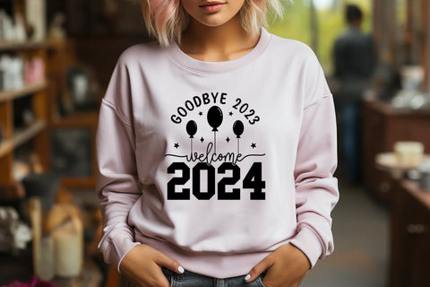 Goodbye 2023 Welcome 2024 | New Year SVG - So Fontsy