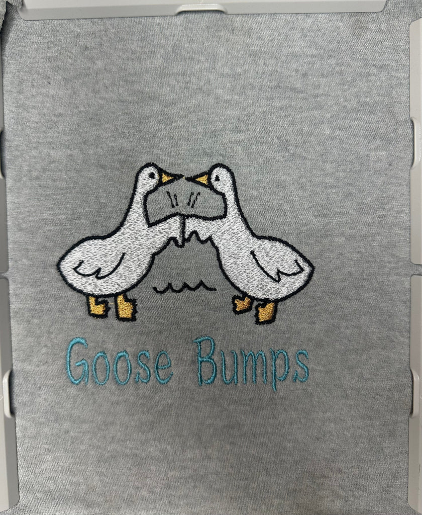 Goose Bumps Embroidery Design 4 Sizes - File formats in pes,dst,jef,xx ...