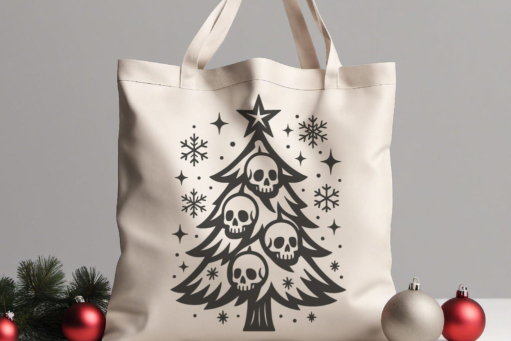 Gothic Christmas Tree SVG Files | Ornamental & Skull Trees for Cricut ...