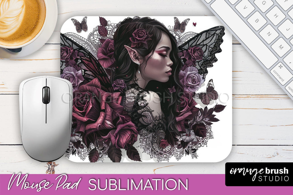 Gothic Mouse Pad PNG - Dark Academia Mousepad Sublimation - So Fontsy