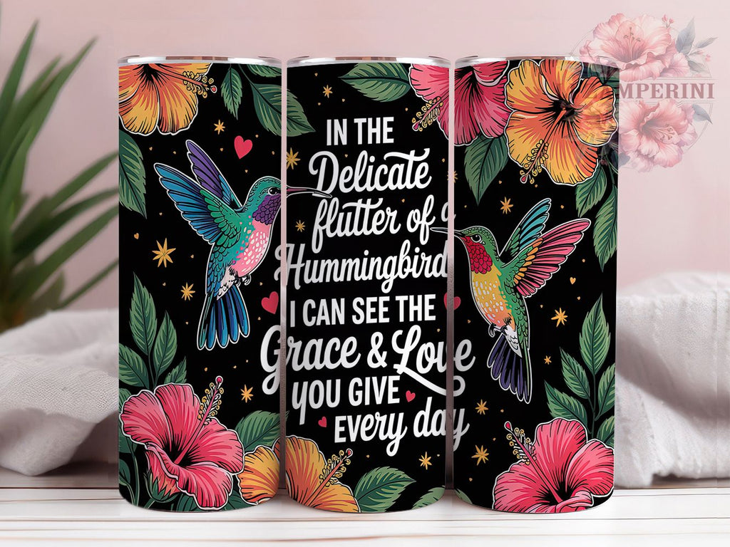 Graceful Inspirational Hummingbird Mom Tumbler, Inspirational Mom ...