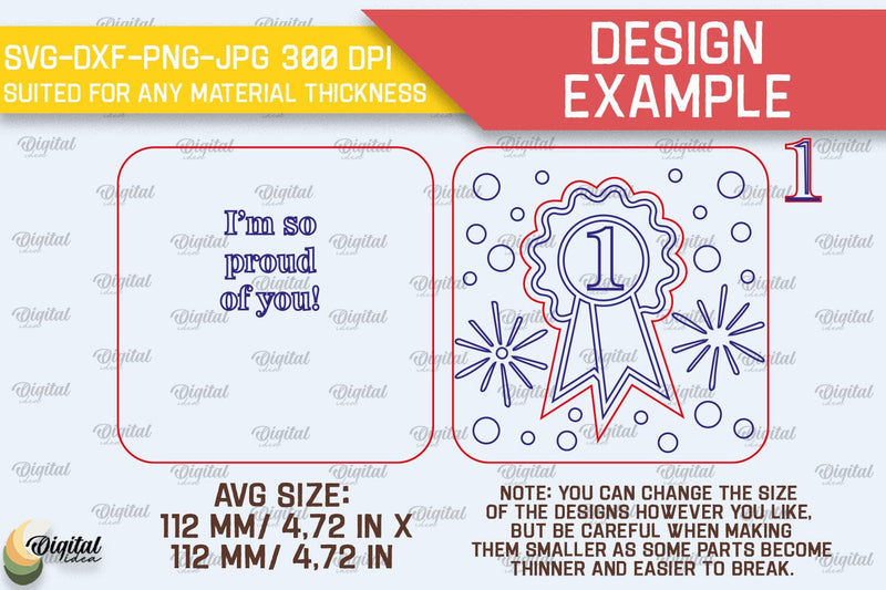 Graduation Card SVG. Graduation Greeting Card Laser Cut - So Fontsy