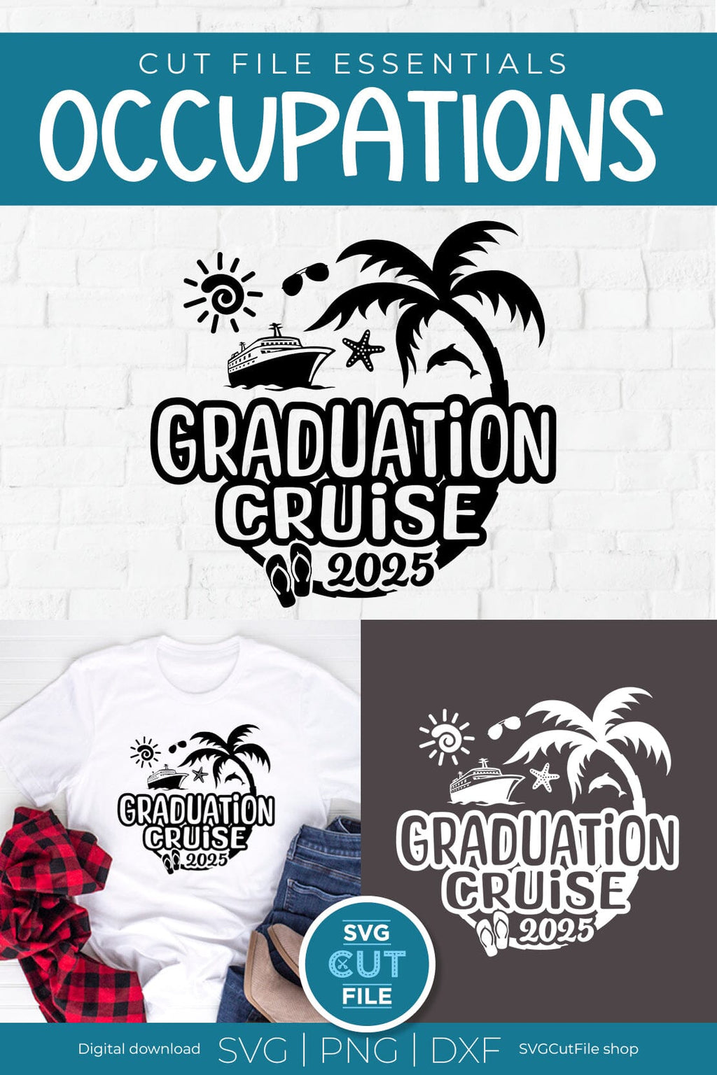 Graduation Cruise svg - 2025 Grad Trip svg vacation or Holiday Design ...