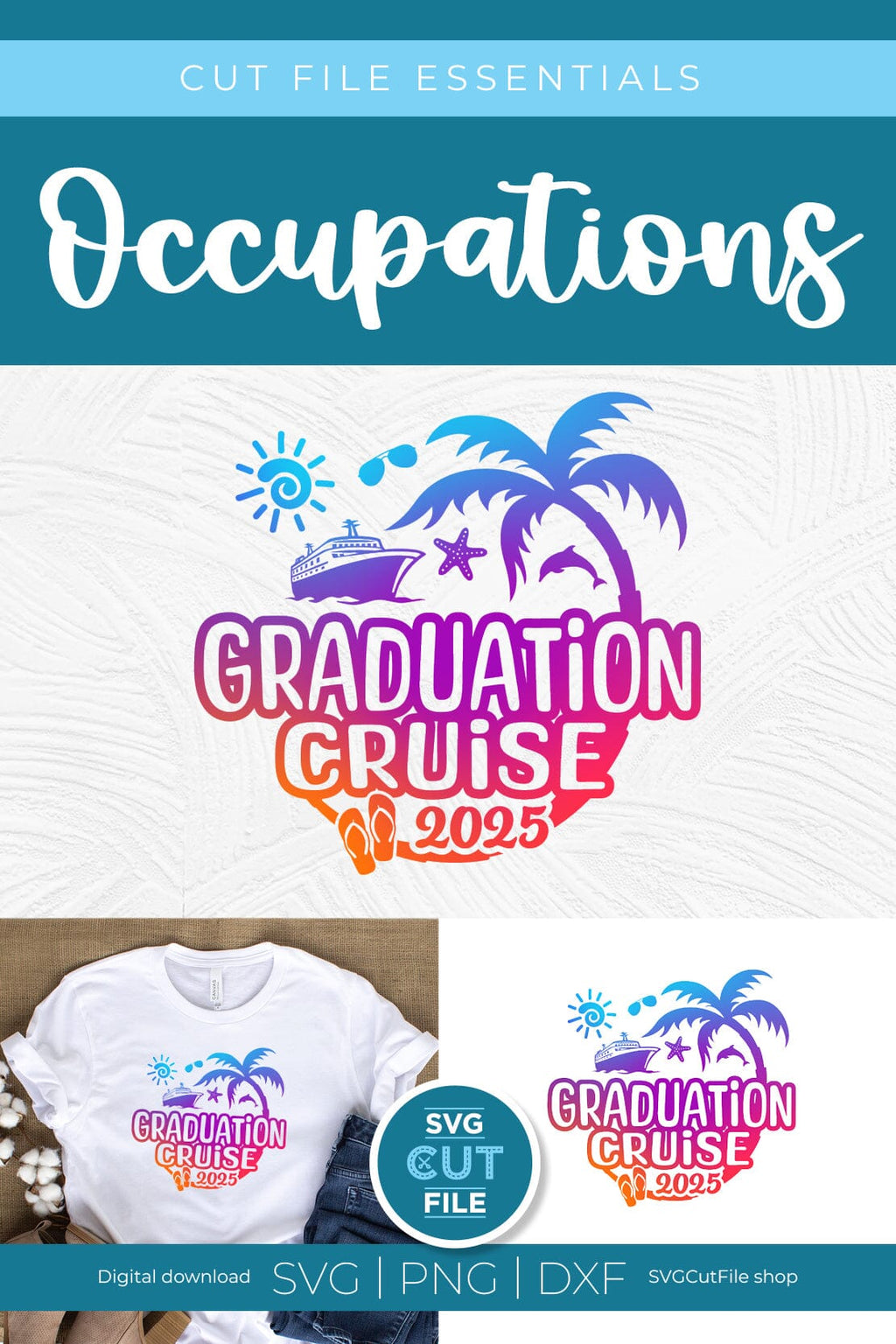 Graduation Cruise svg - 2025 Grad Trip svg vacation or Holiday Design ...