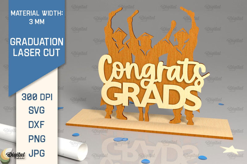 Graduation Decor Laser Cut Bundle. Graduation Signs SVG - So Fontsy