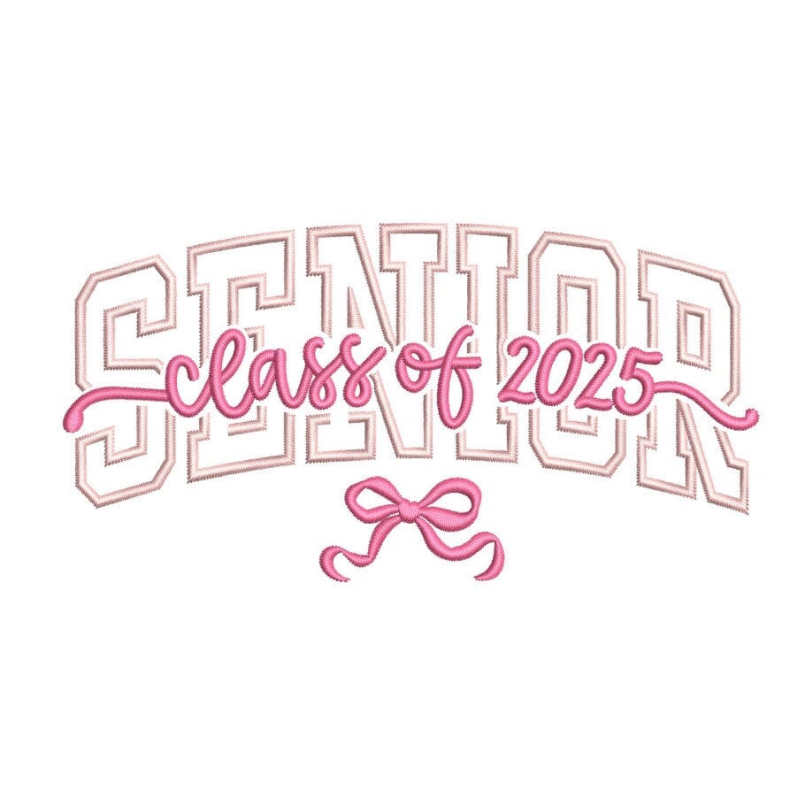 Graduation Embroidery Design, Class of 2025 Embroidery File, 2025 Grad, 4 sizes, Instant ...