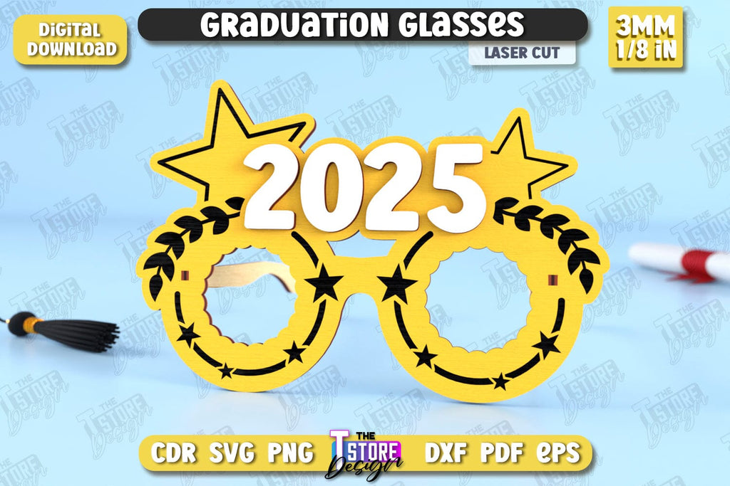 Graduation Glasses | Party Glasses | Graduation Photo Booth Props ...