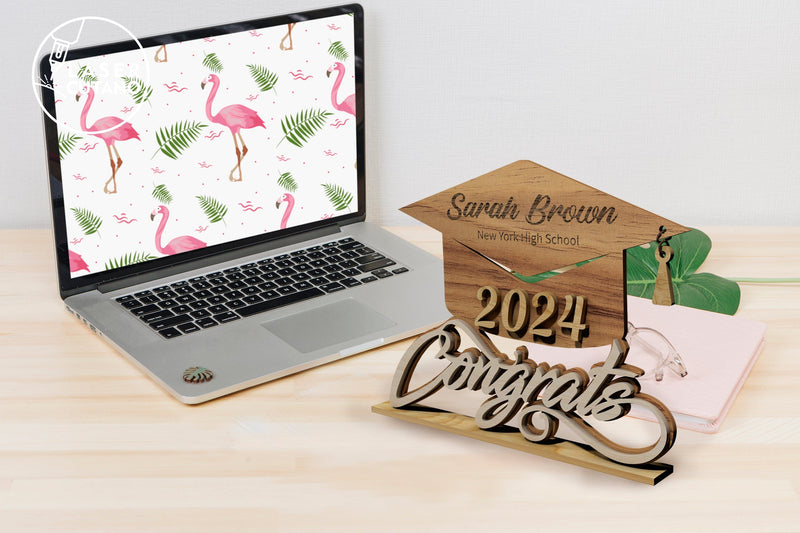 Graduation Laser Cut File Congratulations at School, University or ...