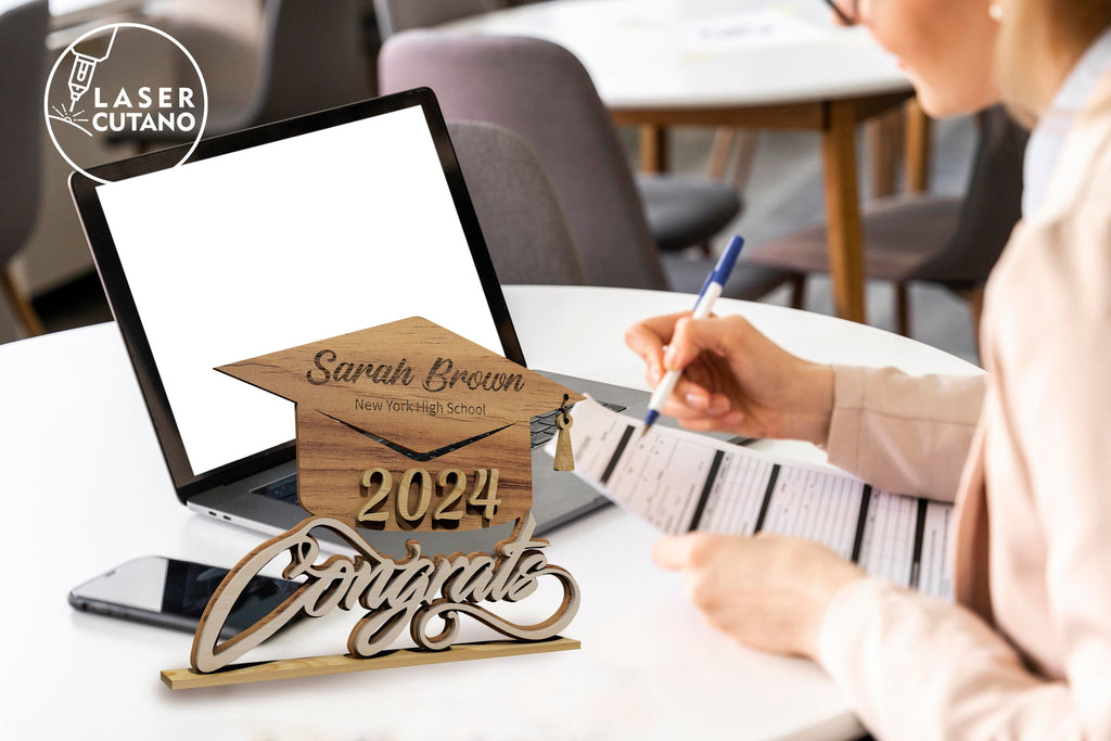 Graduation Laser Cut File Congratulations at School, University or ...