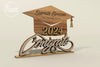 Graduation Laser Cut File Congratulations at School, University or ...