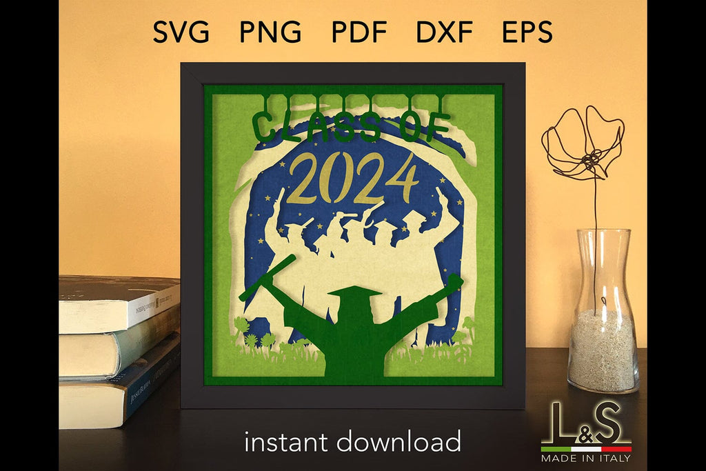 Graduation Shadow Box - So Fontsy