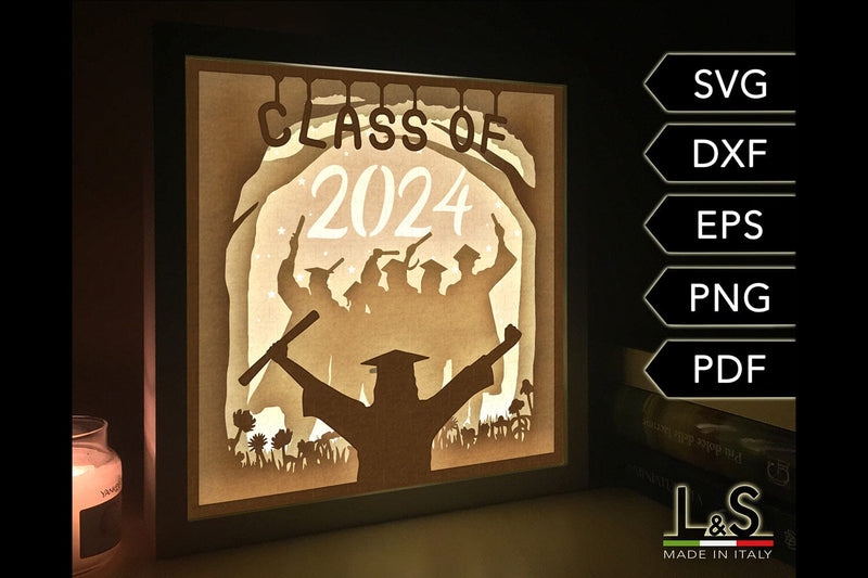 Graduation Shadow Box - So Fontsy