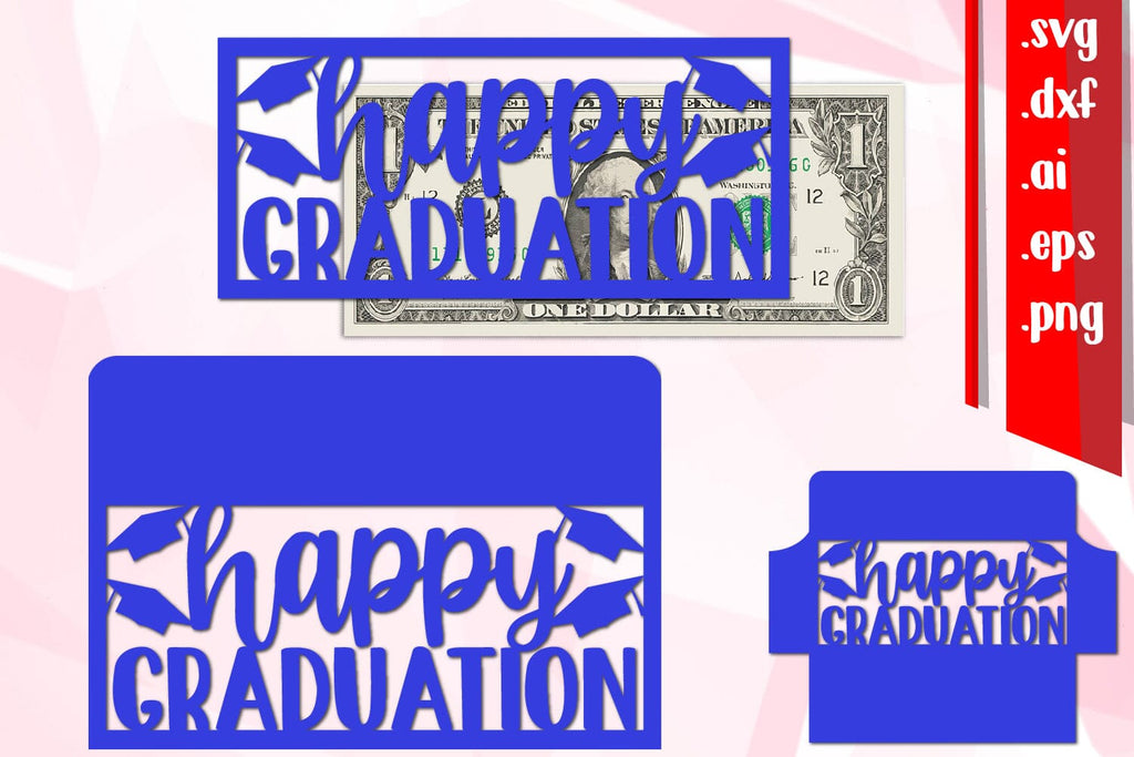 Graduation Money Envelope Papercut, Graduation Money Holder, DIY Gift ...