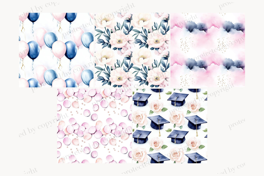 Graduation Paper | Pastel Graduation Background - So Fontsy