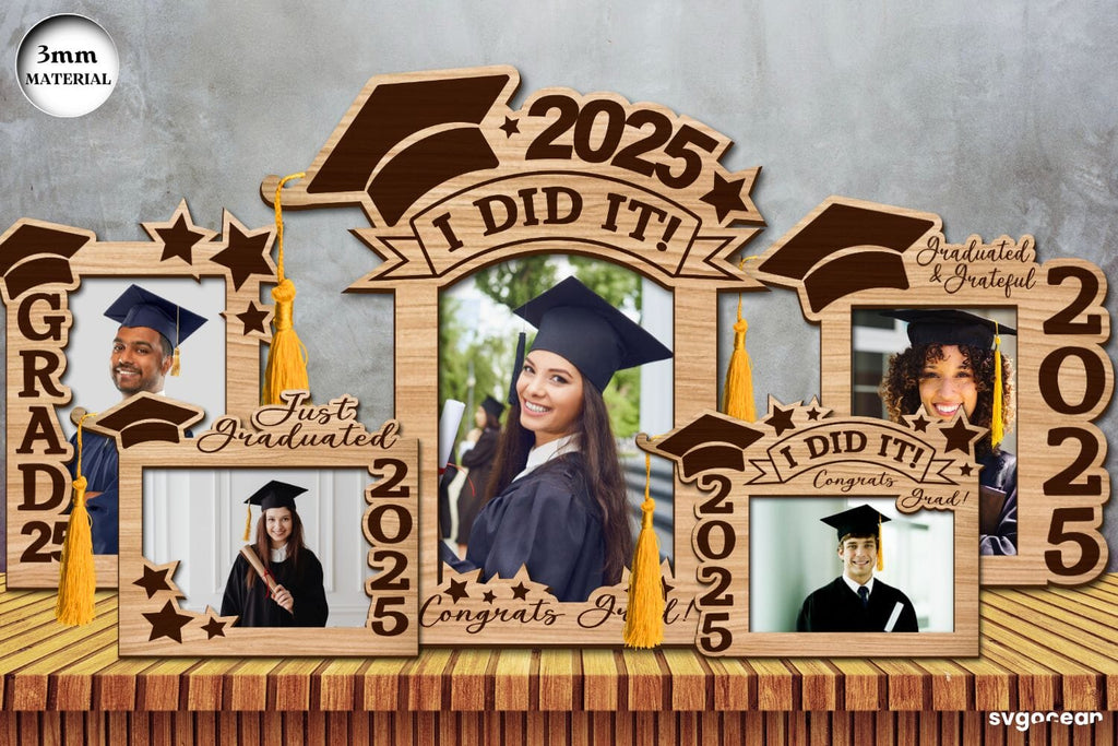 Graduation Photo Frames Bundle - So Fontsy