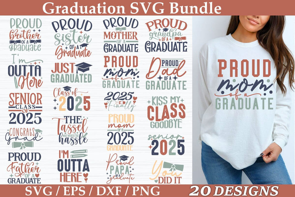Graduation SVG Bundle ,Graduation Bundle, Graduation Design - So Fontsy