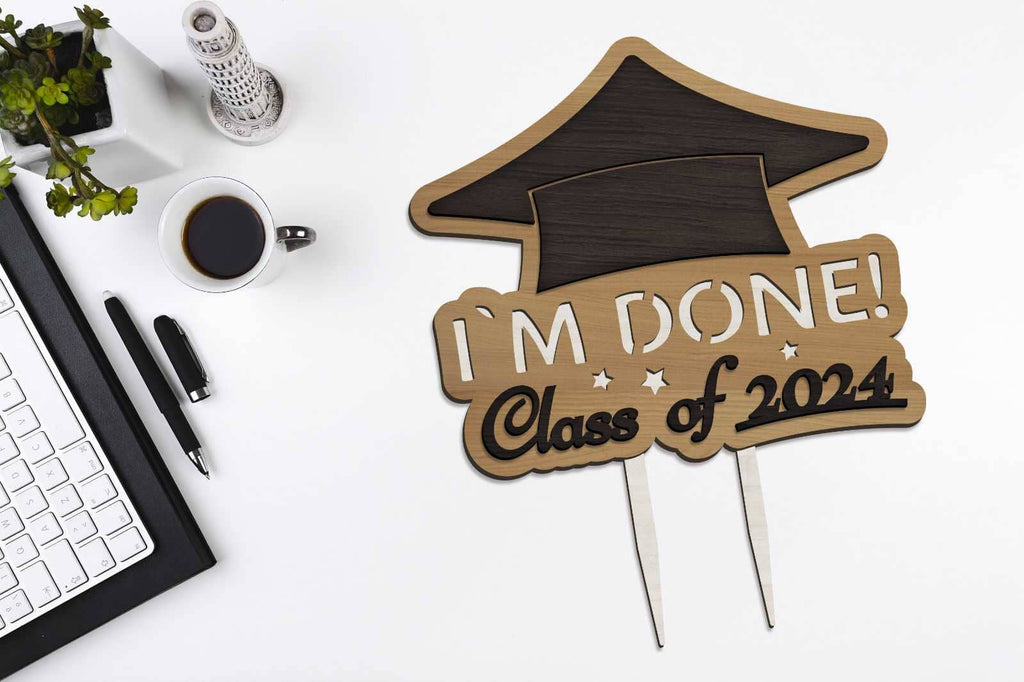 Graduation Toppers Set Multilayer Template - So Fontsy