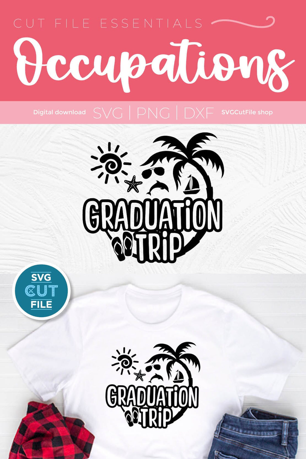 Graduation Trip svg - Grad Trip svg vacation or Holiday Design - So Fontsy