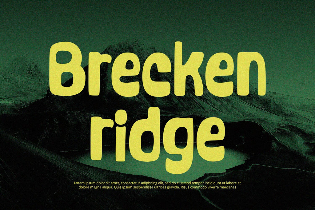 Granite - Bold Display Font - So Fontsy