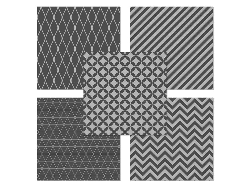 Gray Digital Paper Pack - So Fontsy