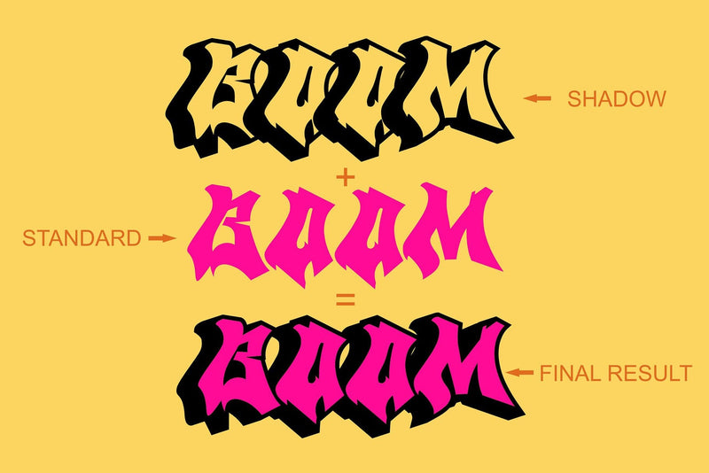 Great Squater - 3d Layered Graffiti Font - So Fontsy