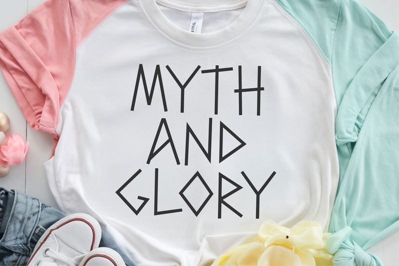 Greek Odyssey Font Bold and Lite | Roman Greek Alphabet - So Fontsy