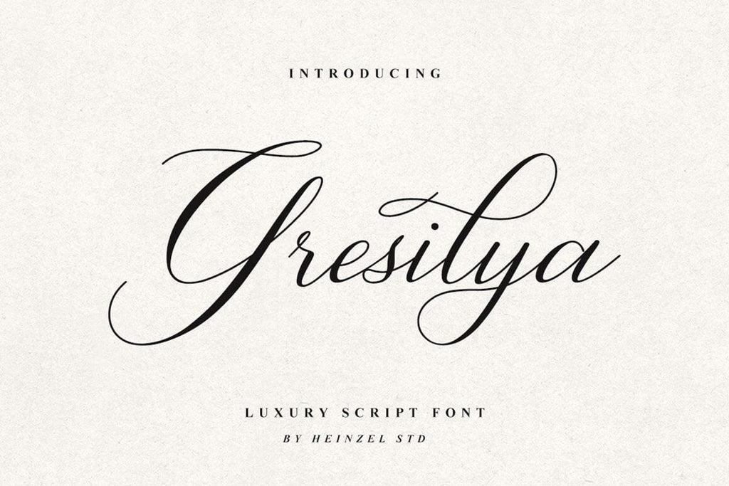 Gresilya Calligraphy Script Font - So Fontsy