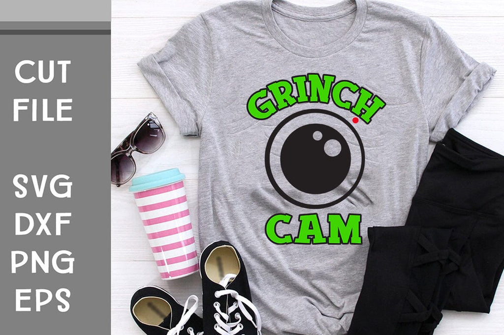 Grinch Cam SVG cut file - So Fontsy