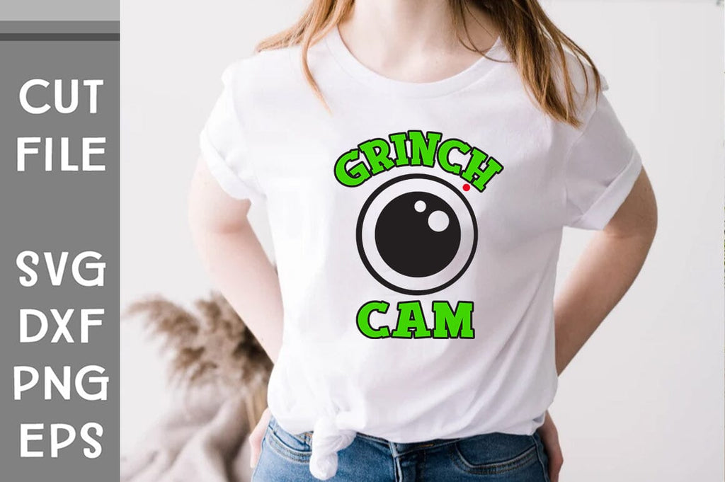 Grinch Cam SVG cut file - So Fontsy