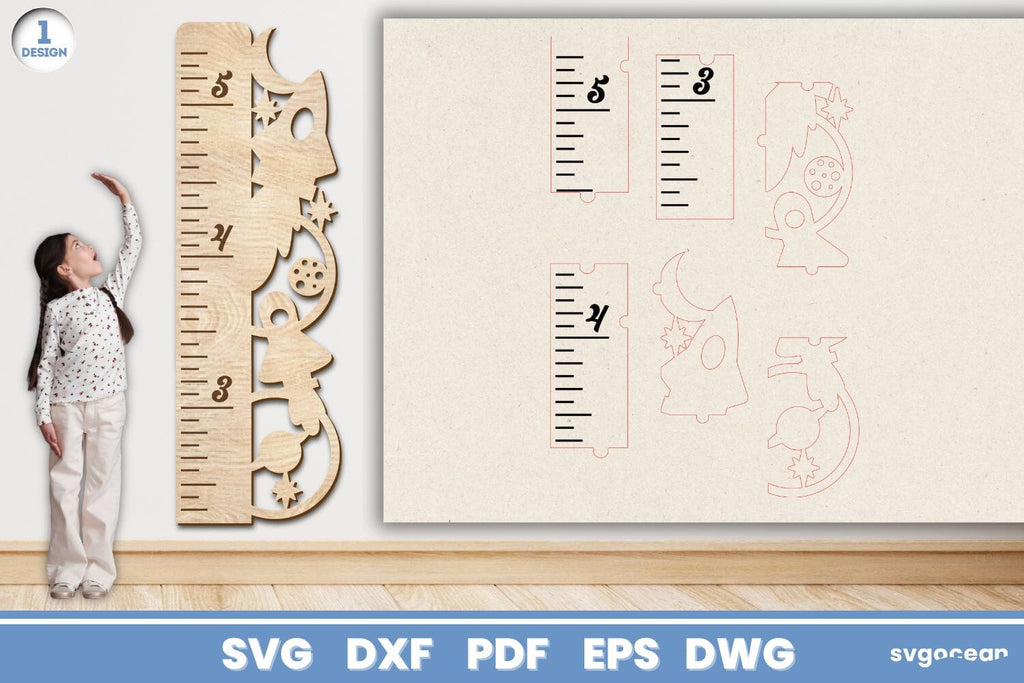 Growth Chart Rulers Bundle - So Fontsy