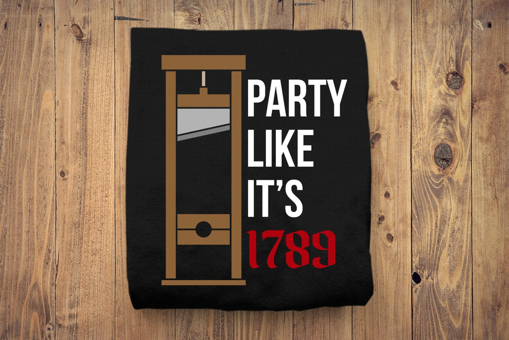 Guillotine Party Like It's 1789 SVG - So Fontsy