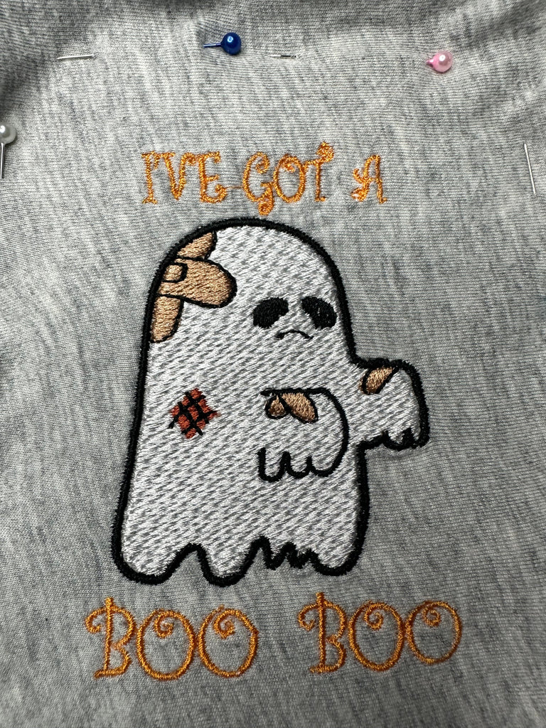 Halloween I have a Boo Boo Ghost Embroidery Design 4 Sizes-File format ...