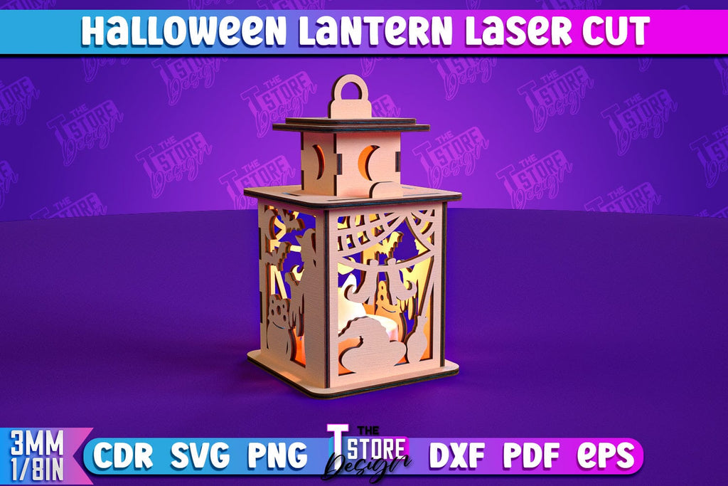 Halloween Lantern Bundle | 3D Lantern | 3D Night Light | Lantern ...