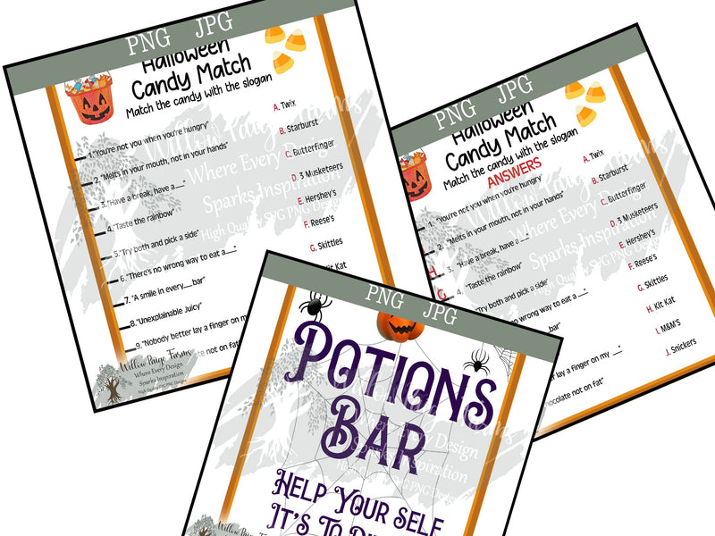 Halloween Party Bundle for Kids | Party game printable | Halloween ...