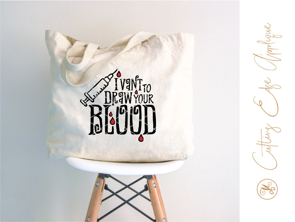 Halloween Phlebotomy SVG PNG DXF Files - So Fontsy