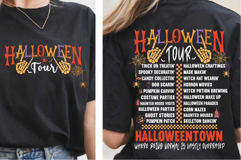 Halloween Tour PNG Design, Halloween SVG, Spooky Tour PNG - So Fontsy