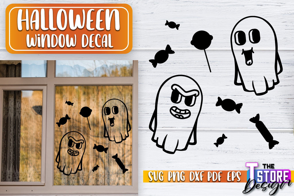 Halloween Window Decal SVG | Haunter House | Halloween Decorations ...