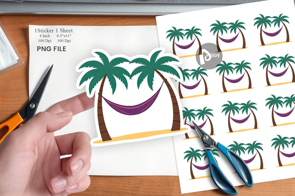 Hammock Sticker - So Fontsy