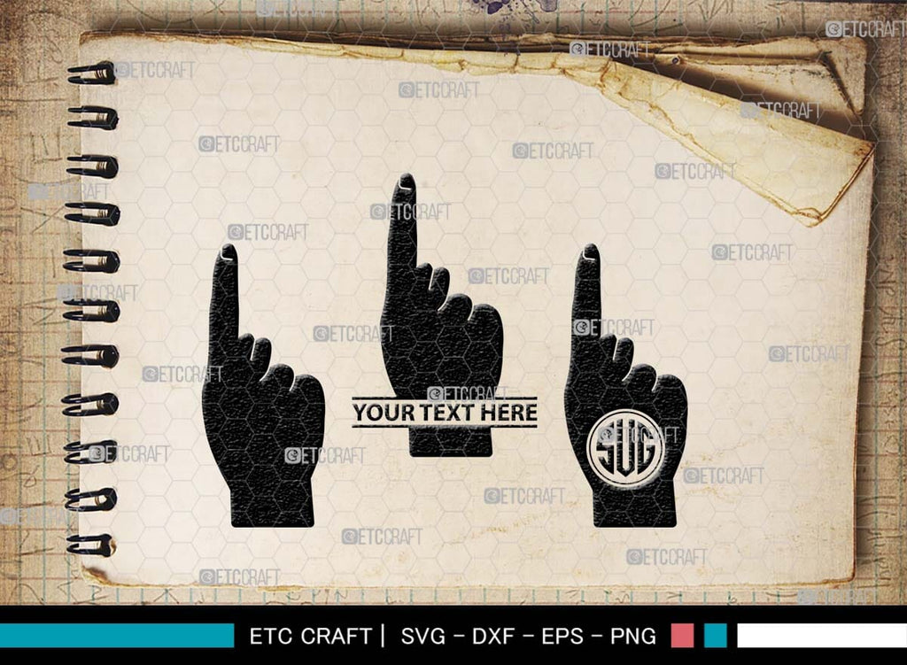 Hand Sign SVG Bundle, Hand Sign Silhouette, Ok Sign Svg, Peace Hand ...
