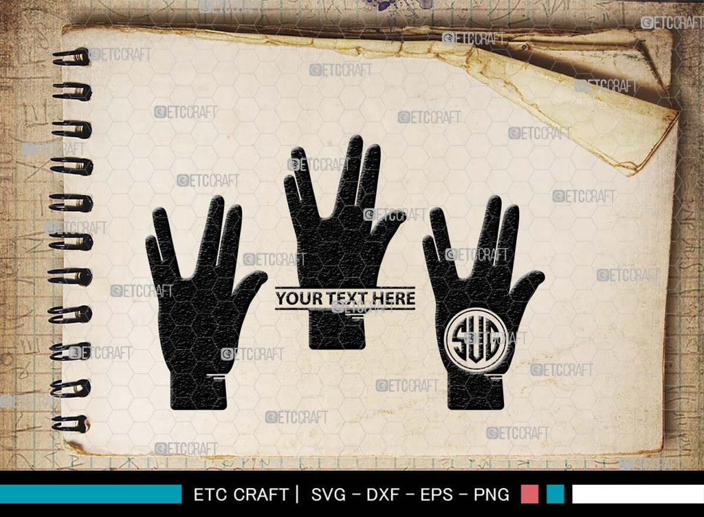 Hand Sign SVG Bundle, Hand Sign Silhouette, Ok Sign Svg, Peace Hand ...