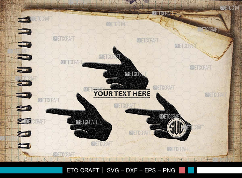 Hand Sign SVG Bundle, Hand Sign Silhouette, Ok Sign Svg, Peace Hand ...