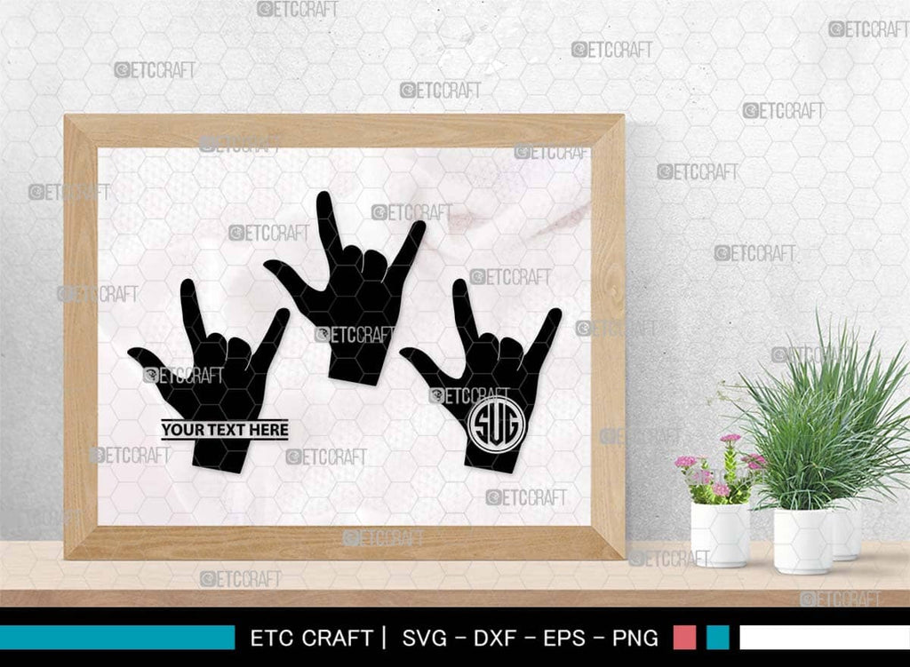 Hand Sign SVG Bundle, Hand Sign Silhouette, Ok Sign Svg, Peace Hand ...