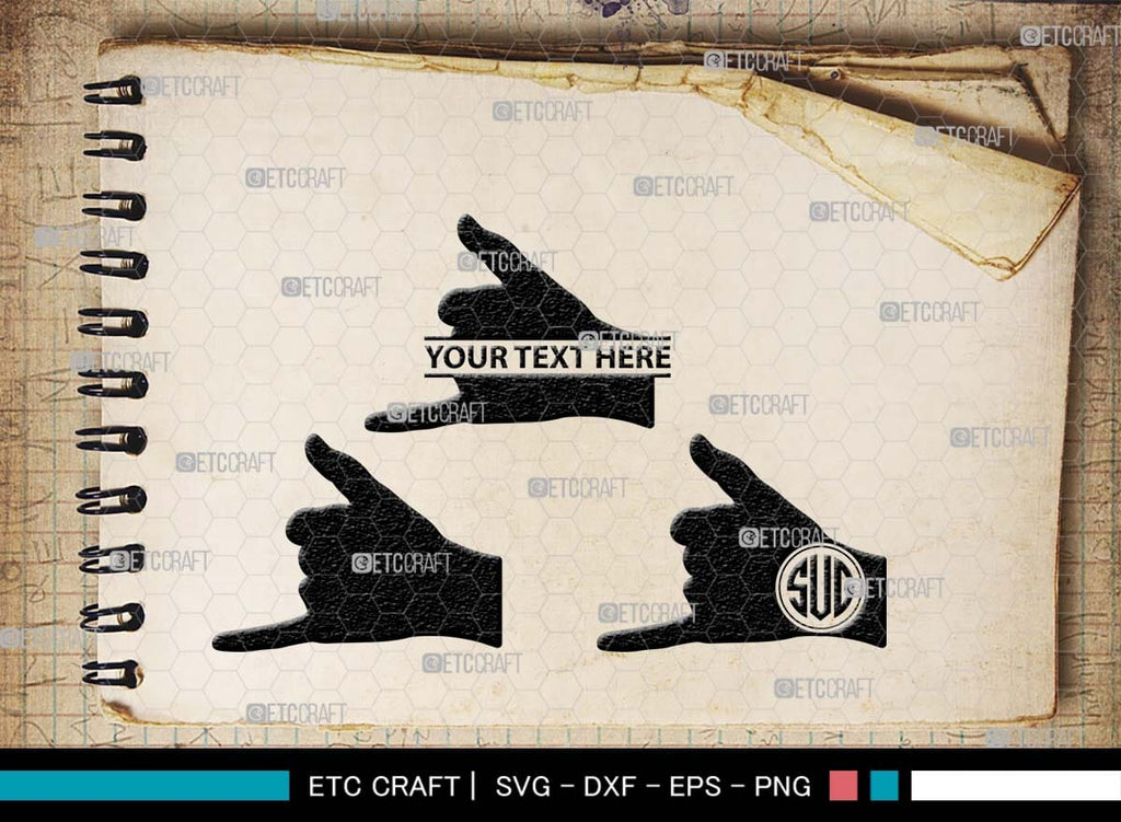 Hand Sign SVG Bundle, Hand Sign Silhouette, Ok Sign Svg, Peace Hand ...