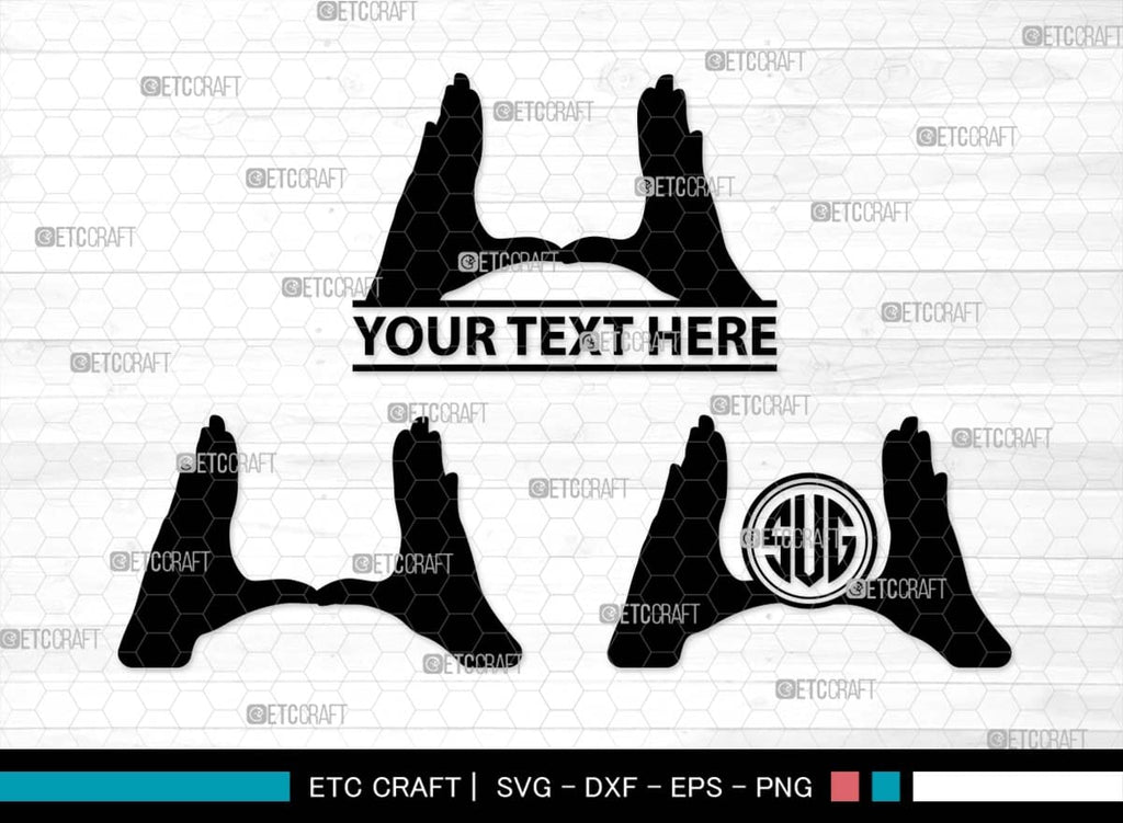 Hand Sign SVG Bundle, Hand Sign Silhouette, Ok Sign Svg, Peace Hand ...